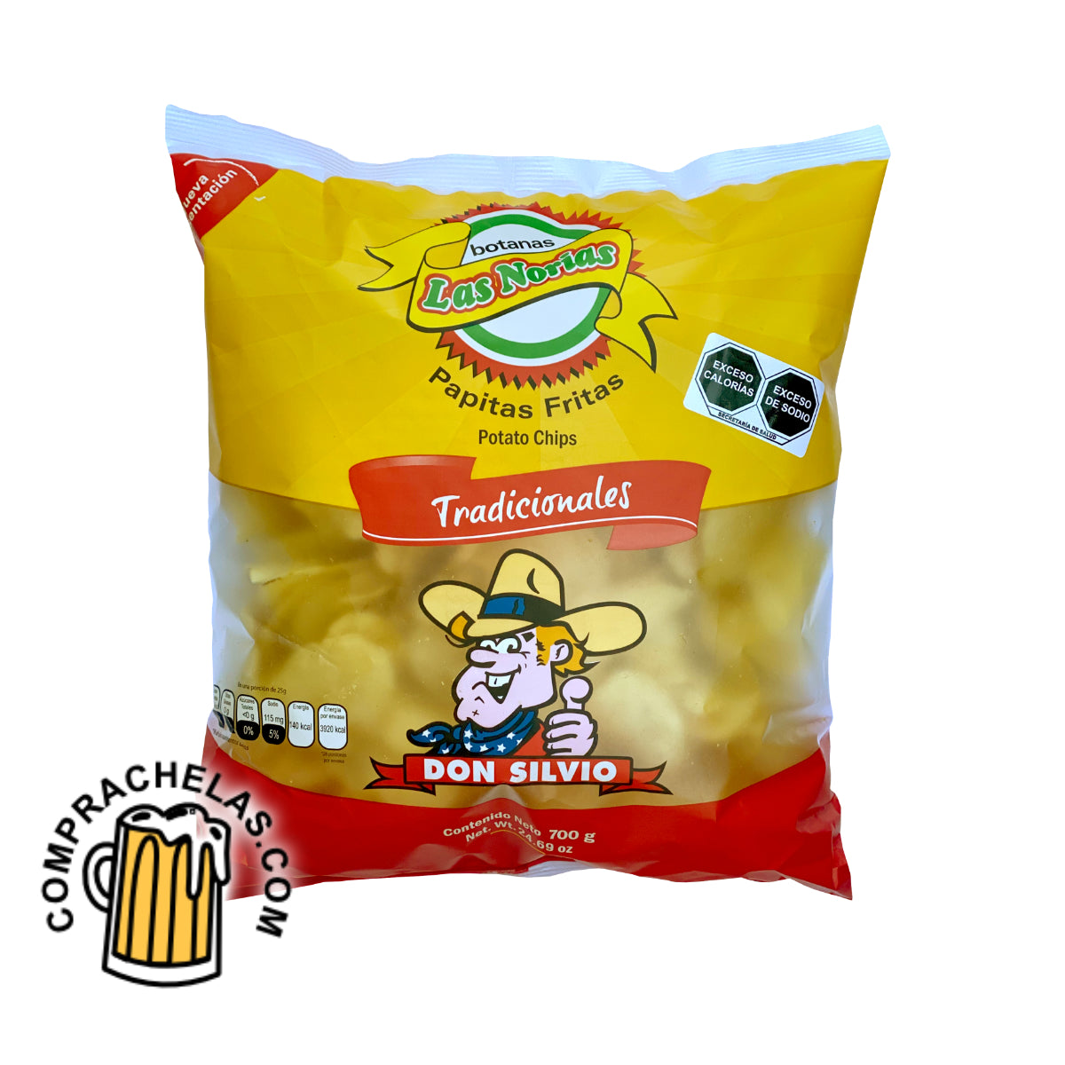 Papas Fritas Las Norias: Abre la Bolsa a la Grandeza, 700 gramos de Sa ...